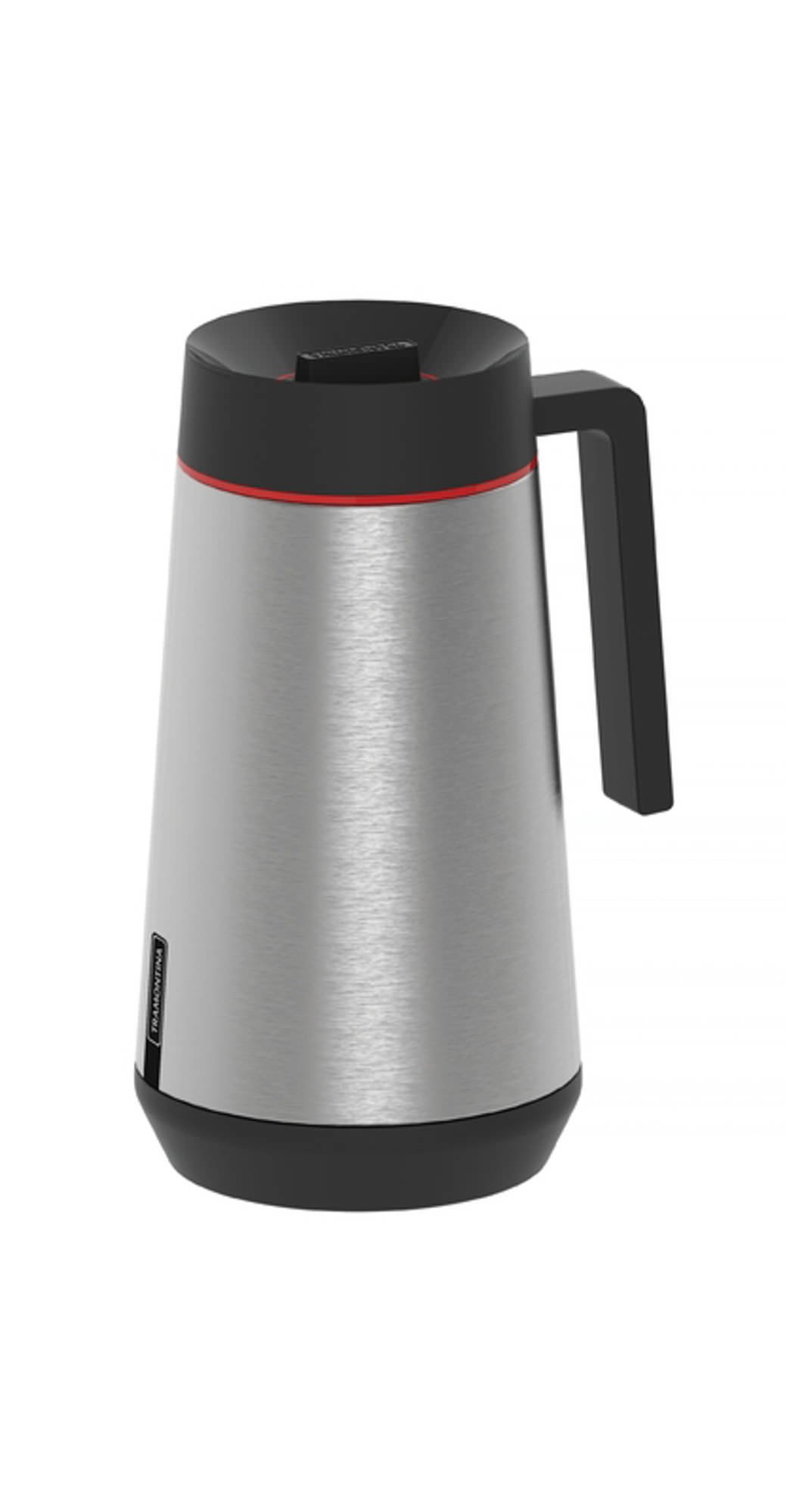 OUTLET Bule Térmico Tramontina Exata Aço Inox Grafite 500 ml Tramontina