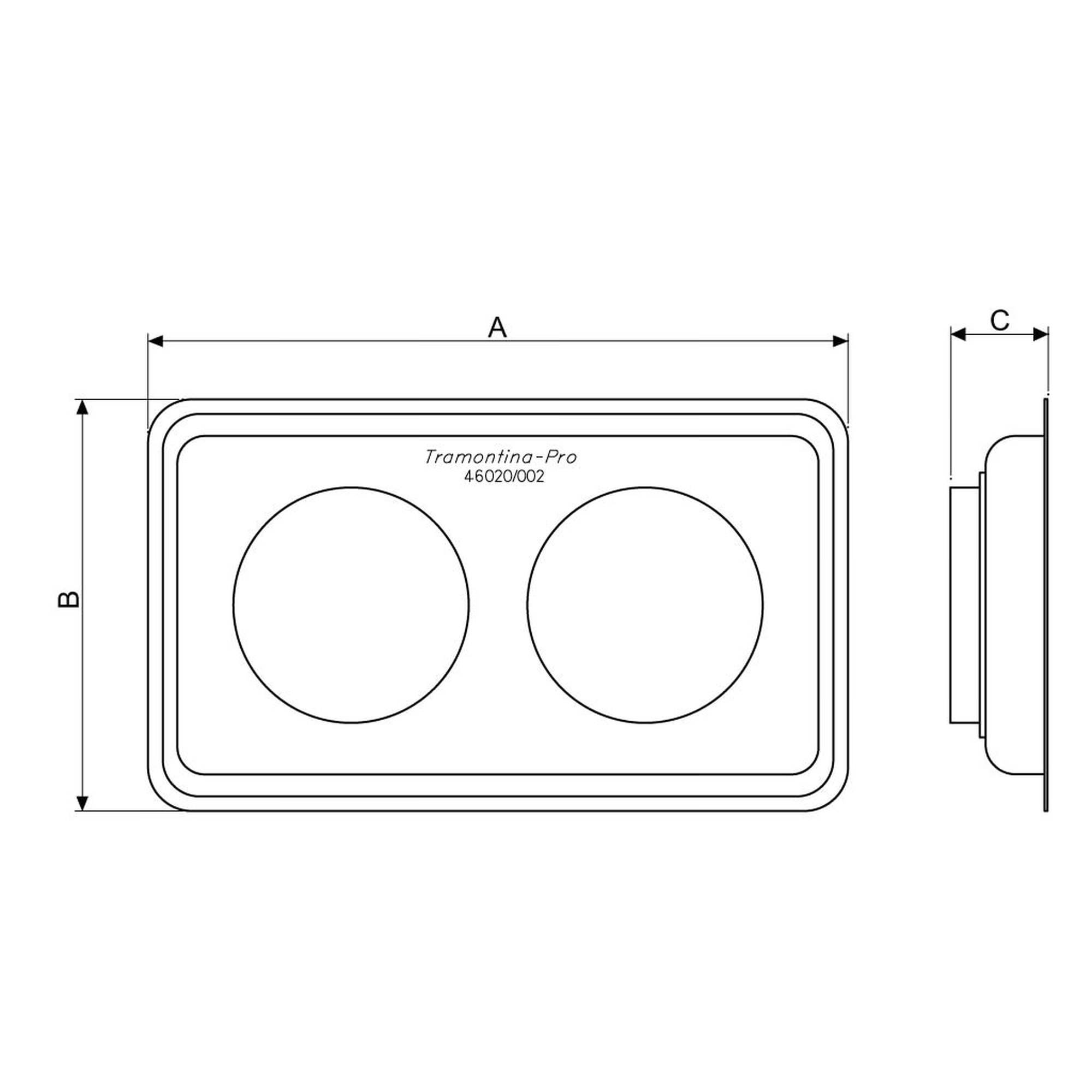 Bandeja Magnética retangular 240x40 mm Tramontina