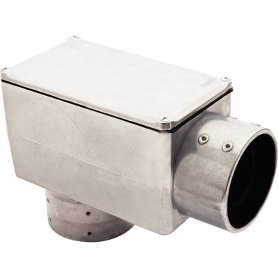 Condulete fixo 3 polegada tipo "LB" - tampa / sem rosca / sem pintura ...