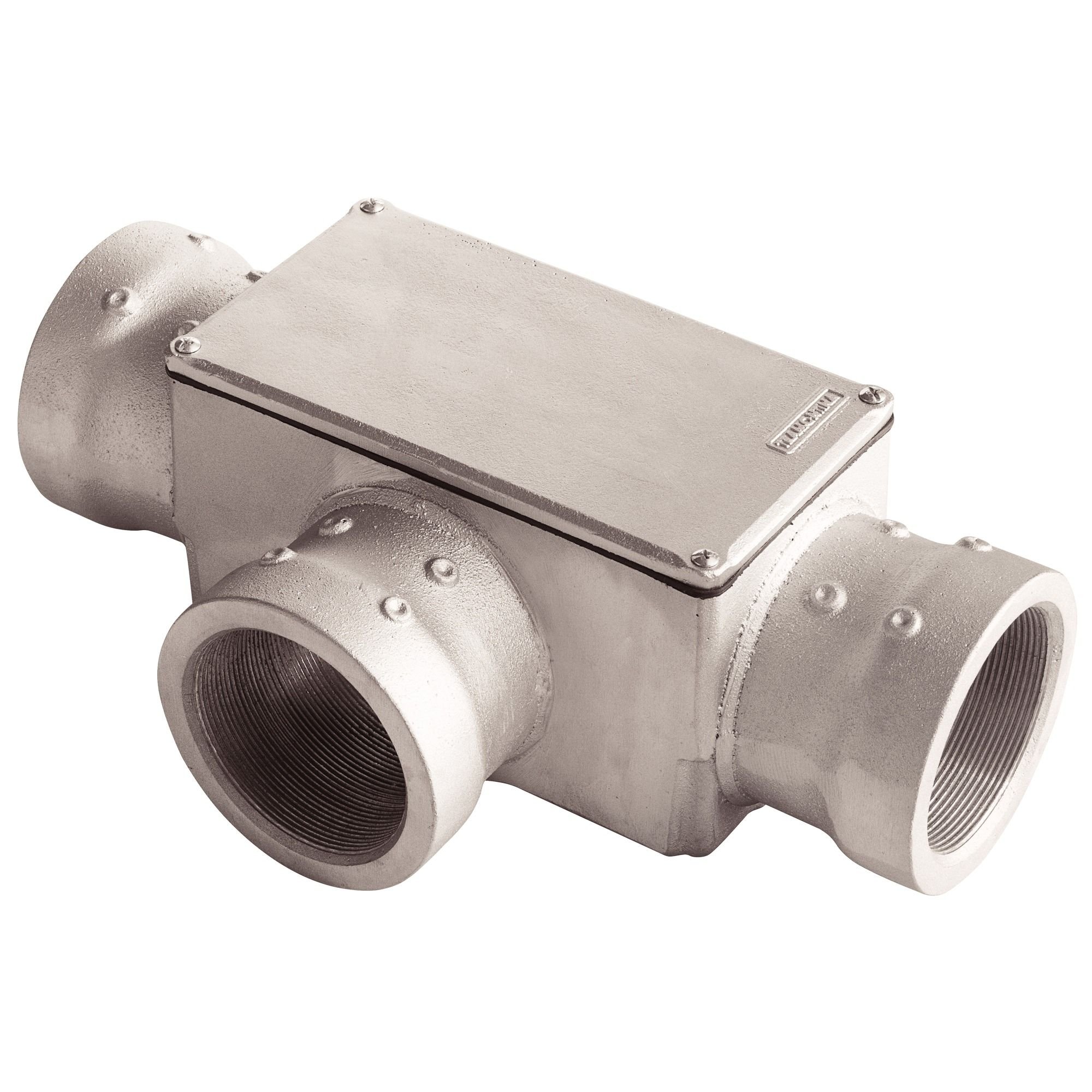 Condulete 4" Tipo T TG Classe V Tramontina com Tampa com Rosca BSP e ...