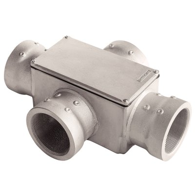 Condulete 3" Tipo X TG Classe V Tramontina com Tampa com Rosca BSP e ...
